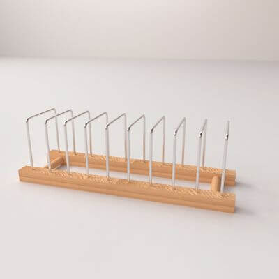 Plate Rack - 3D Model by firdz3d