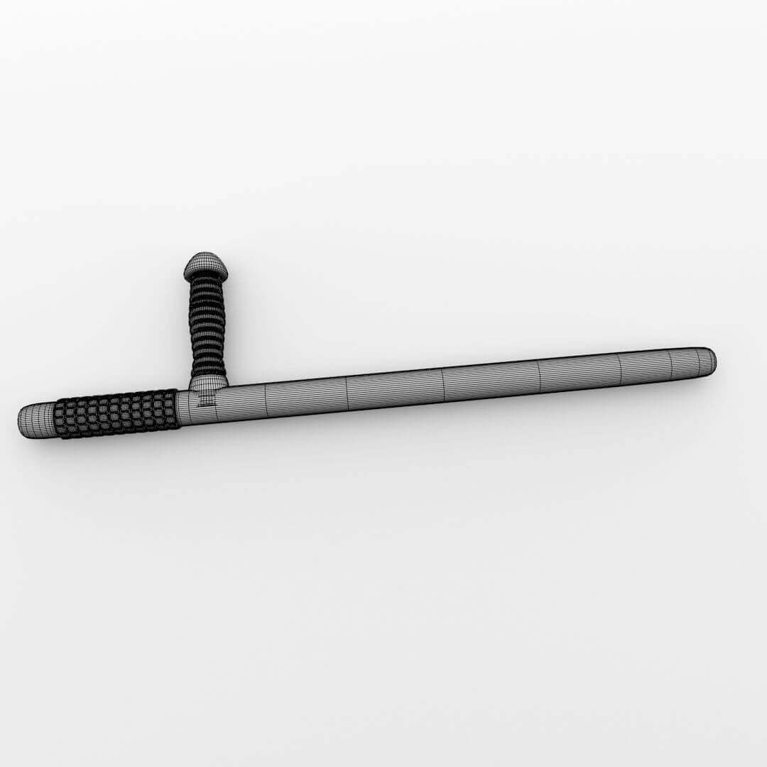 Police Baton - 3D Model by firdz3d