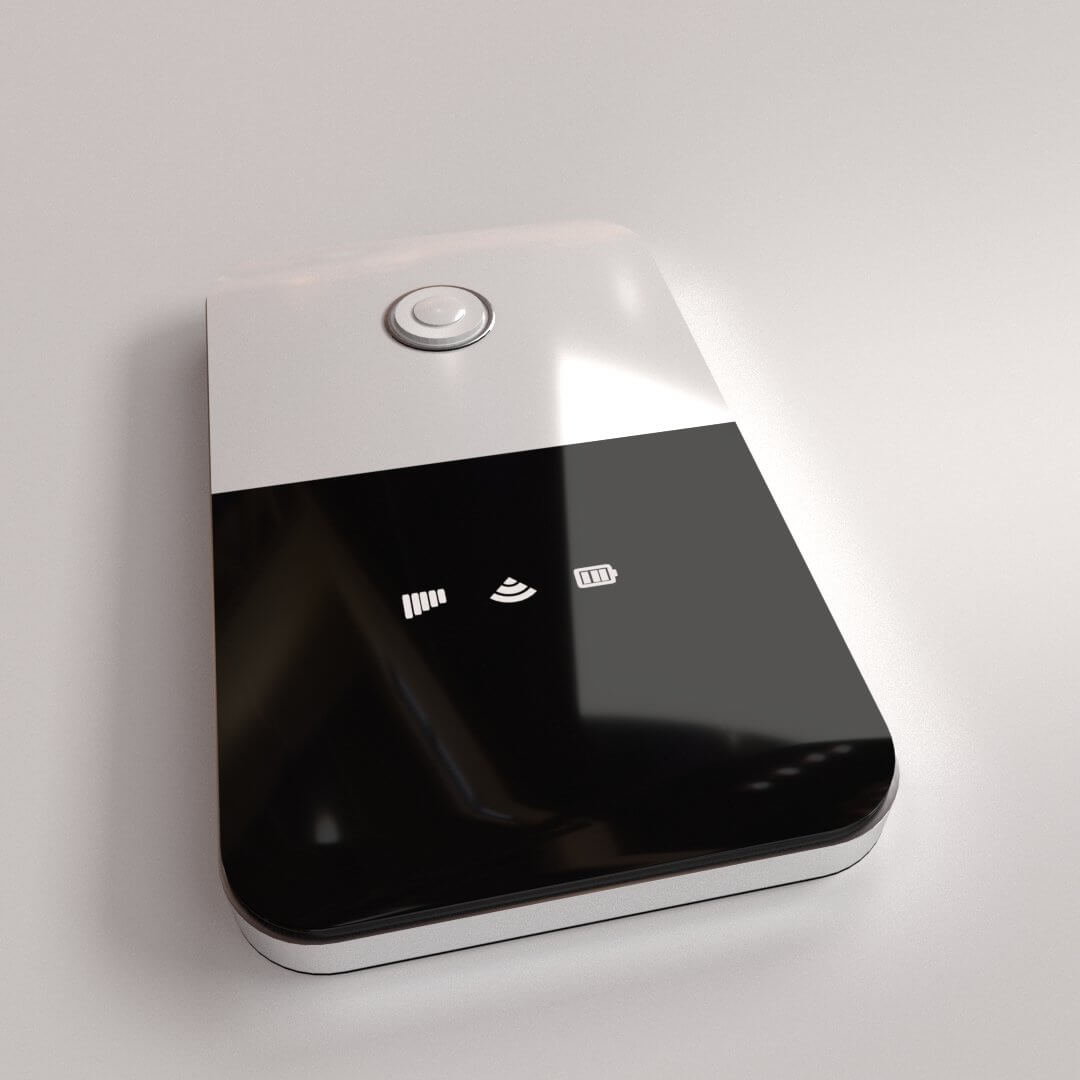 Portable Wifi Router - 3D Model by firdz3d