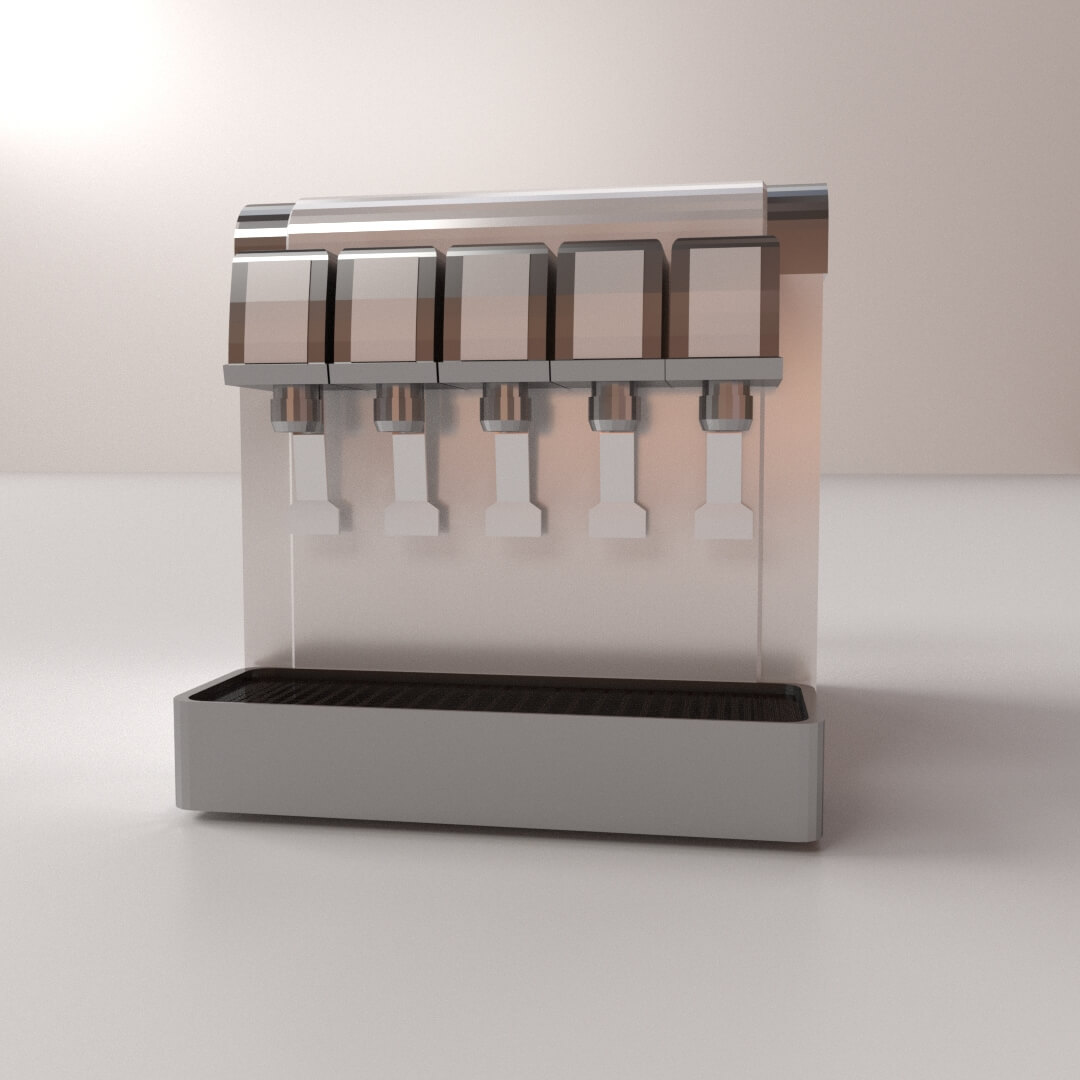Post Mix Machine - 3D Model by firdz3d