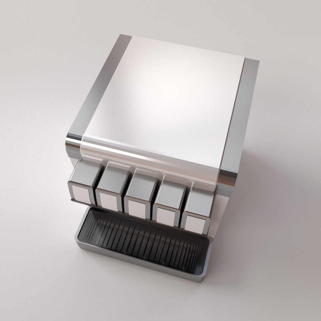 Post Mix Machine - 3D Model by firdz3d