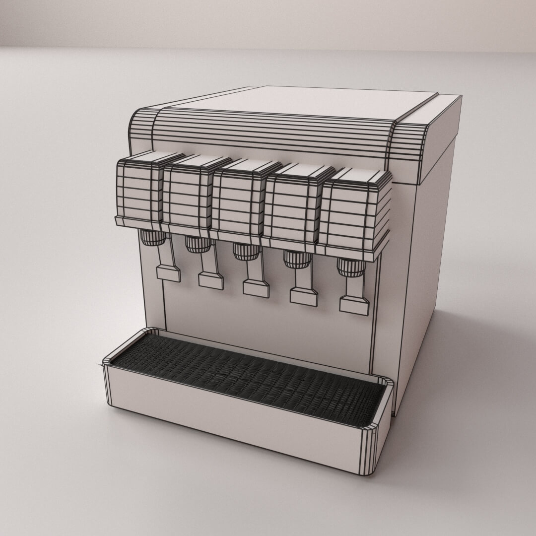 Post Mix Machine - 3D Model by firdz3d