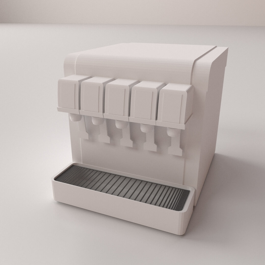 Post Mix Machine - 3D Model by firdz3d