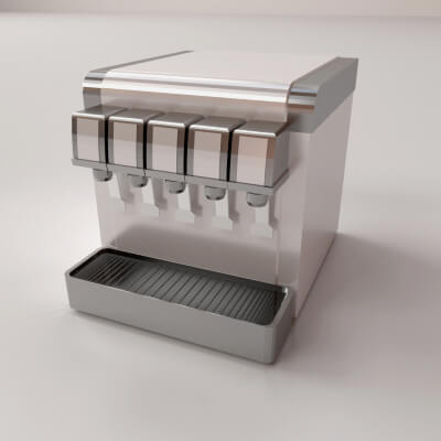 Post Mix Machine - 3D Model by firdz3d