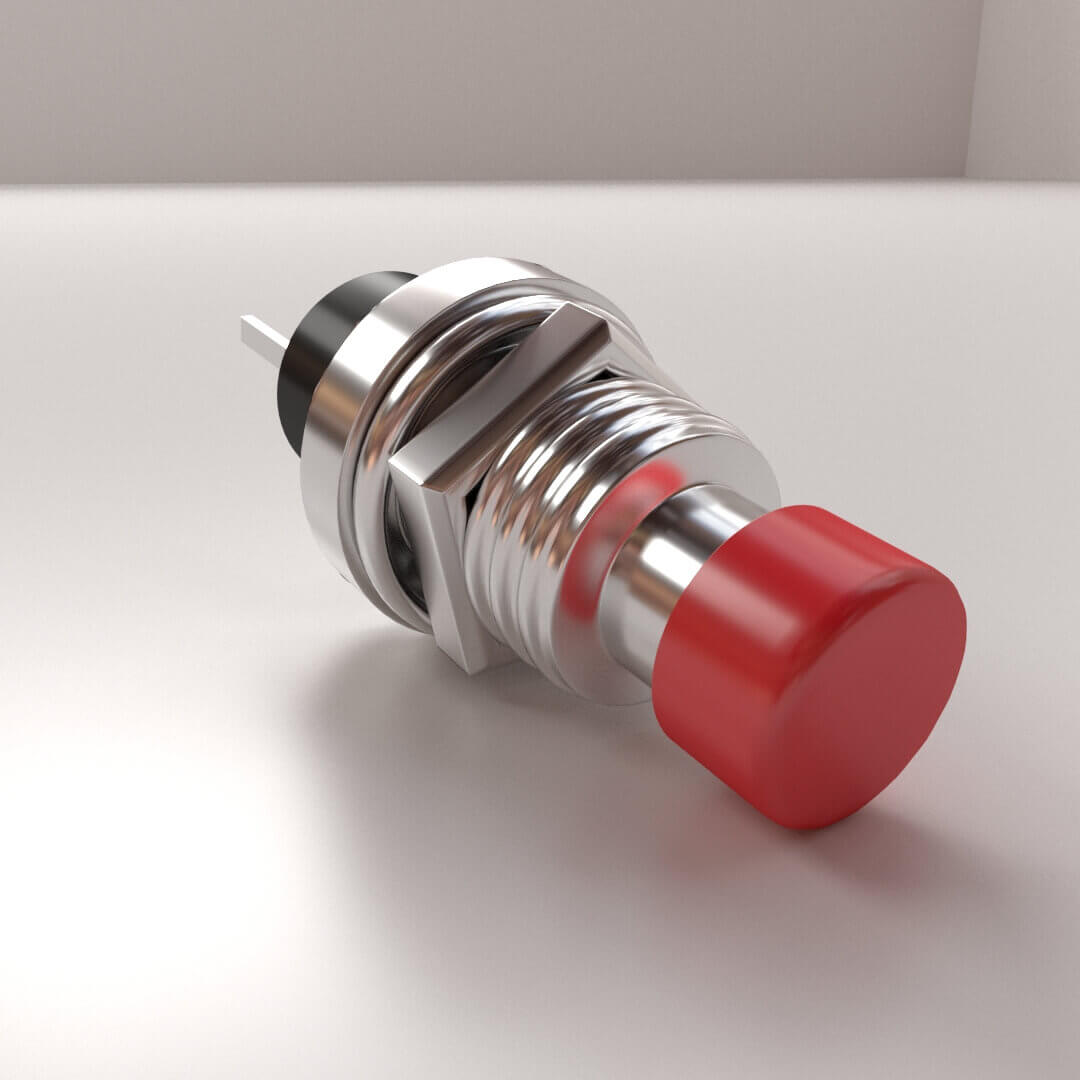 Push Button - 3D Model by firdz3d