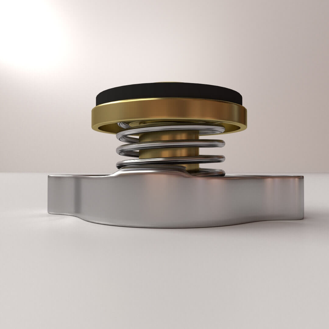 Radiator Cap - 3D Model by firdz3d