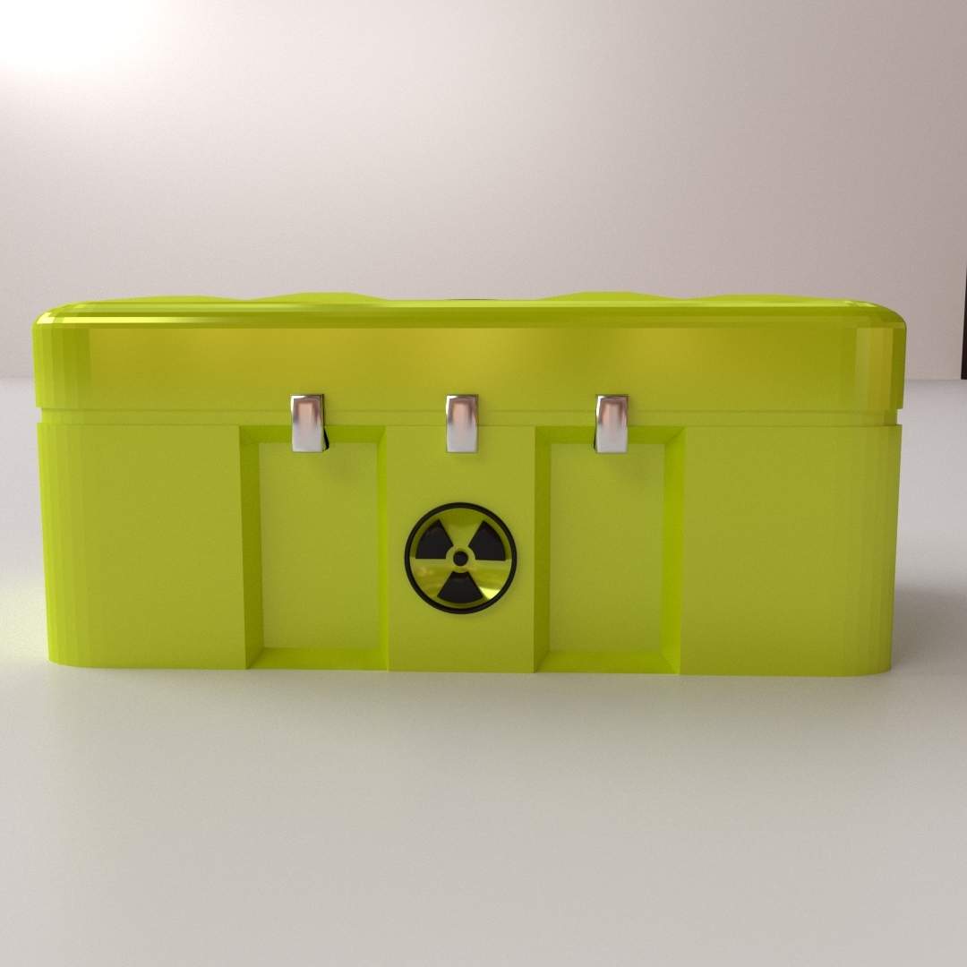 Radioactive Case - 3D Model by firdz3d
