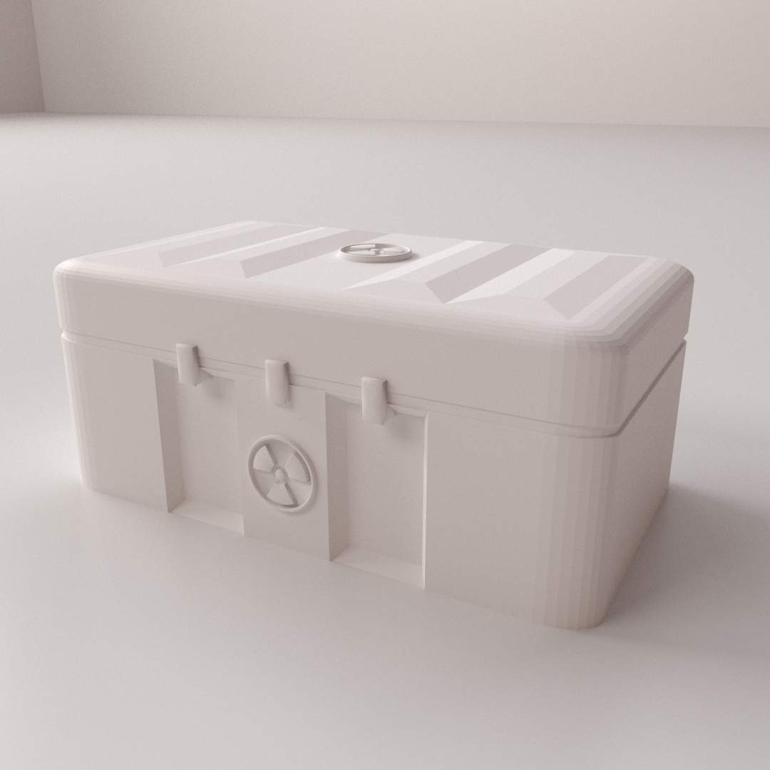 Radioactive Case - 3D Model by firdz3d