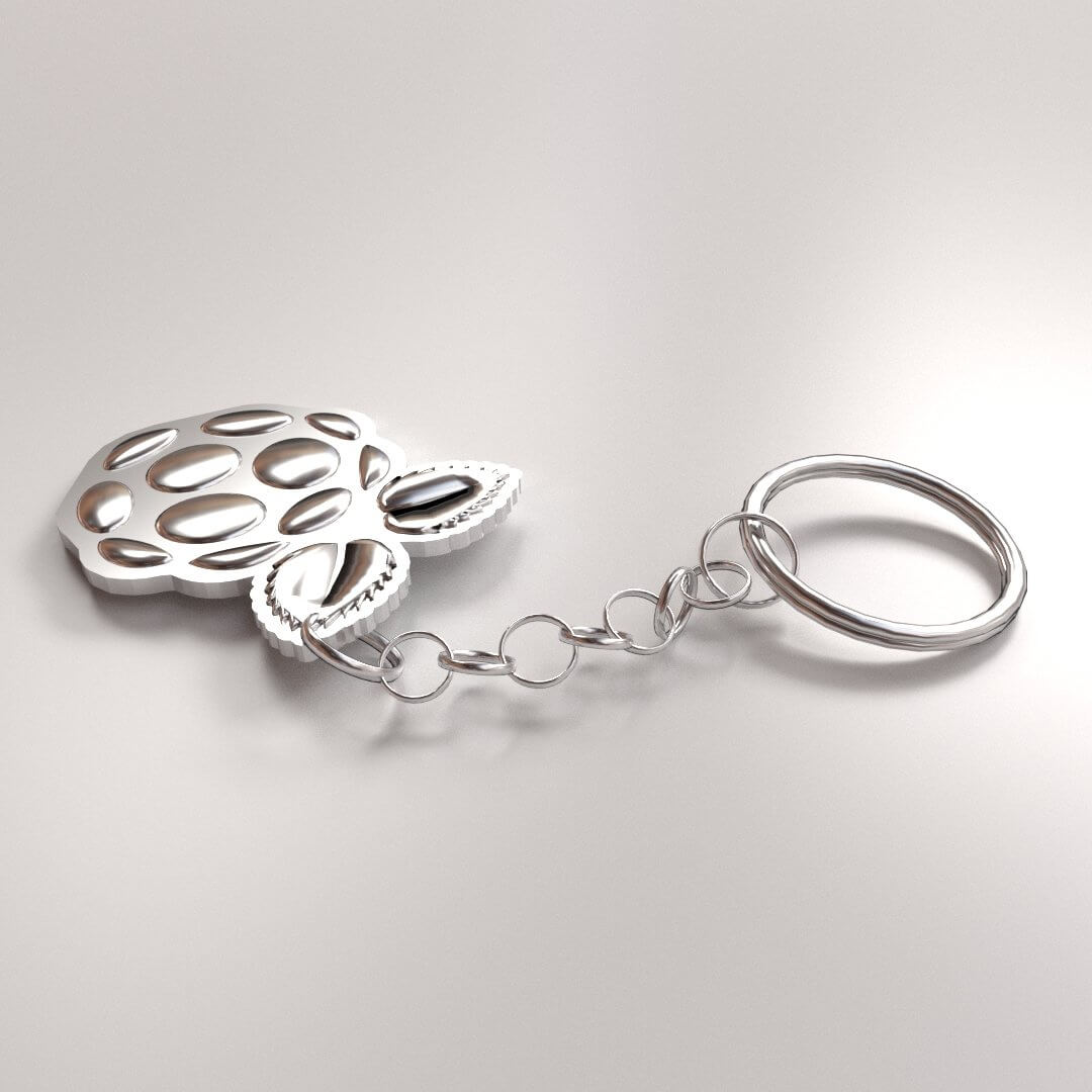 Raspberry Pi Keychain - 3D Model by firdz3d