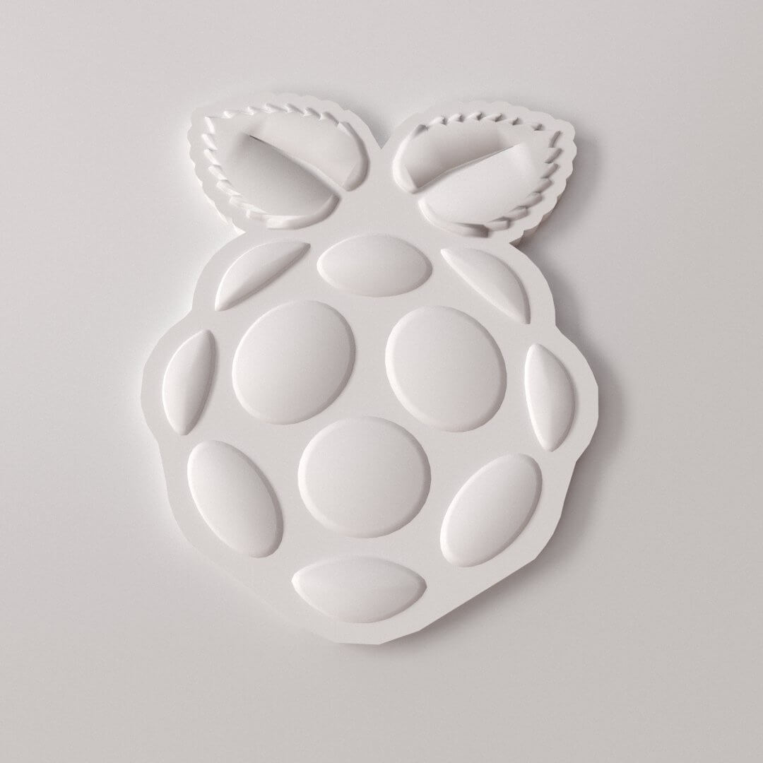 Raspberry Pi Logo - 3D Model by firdz3d