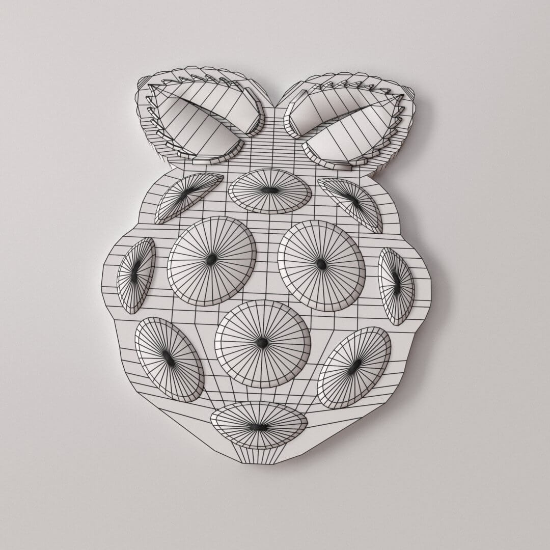 Raspberry Pi Logo - 3D Model by firdz3d