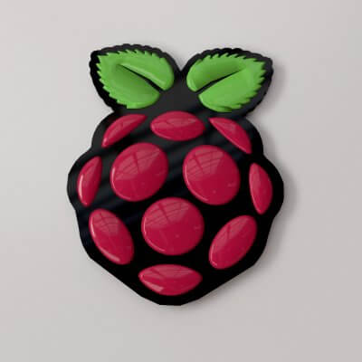 Raspberry Pi Logo - 3D Model by firdz3d