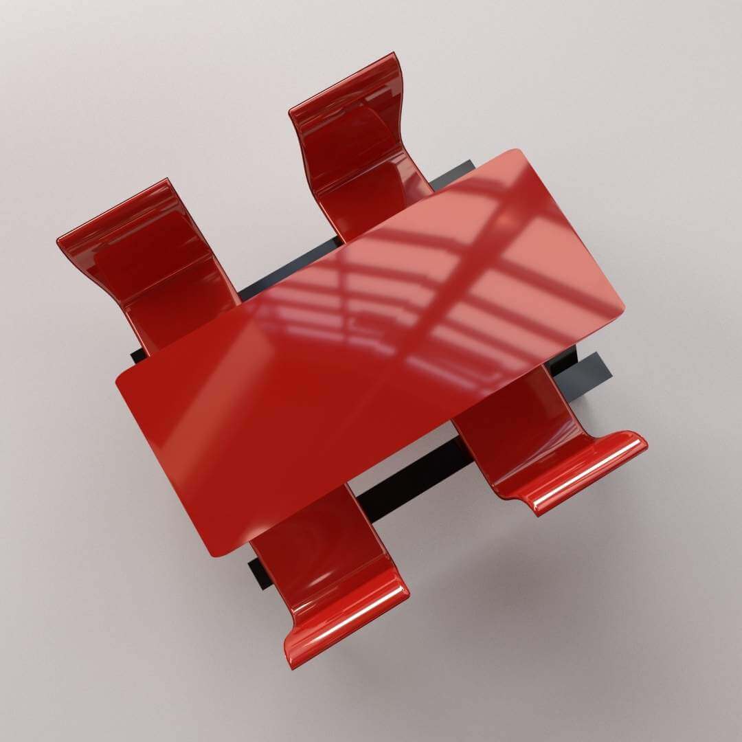 Restaurant Furniture V2 - 3D Model by firdz3d