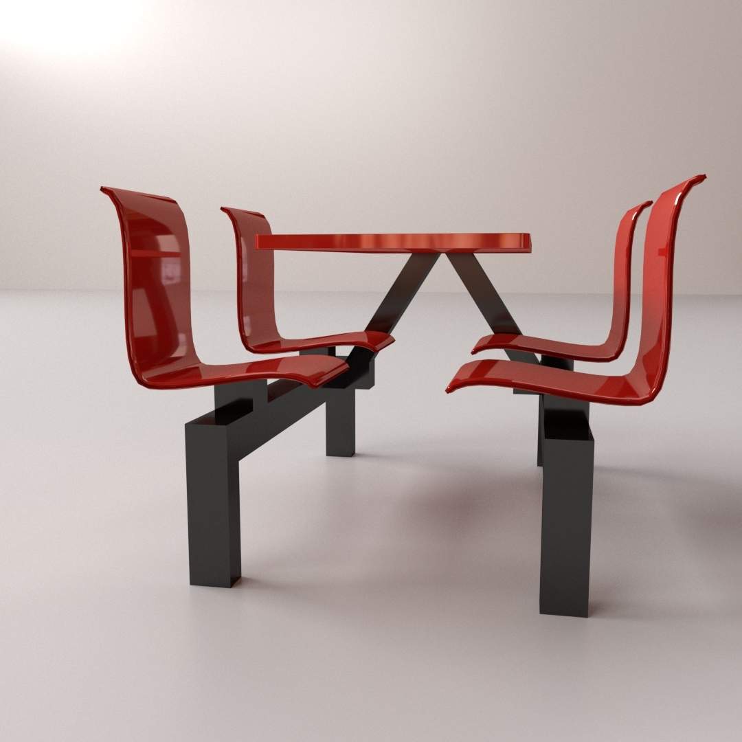 Restaurant Furniture V2 - 3D Model by firdz3d
