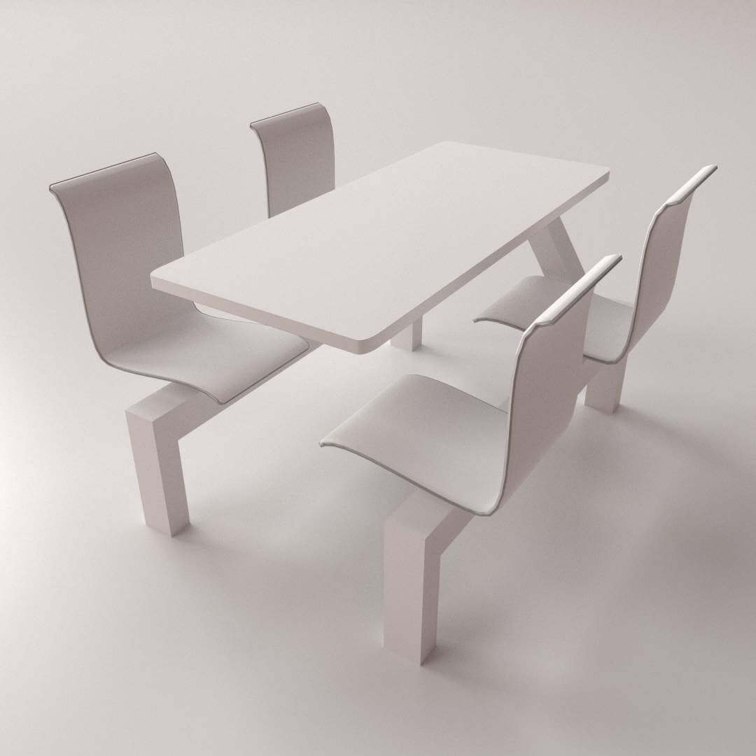 Restaurant Furniture V2 - 3D Model by firdz3d