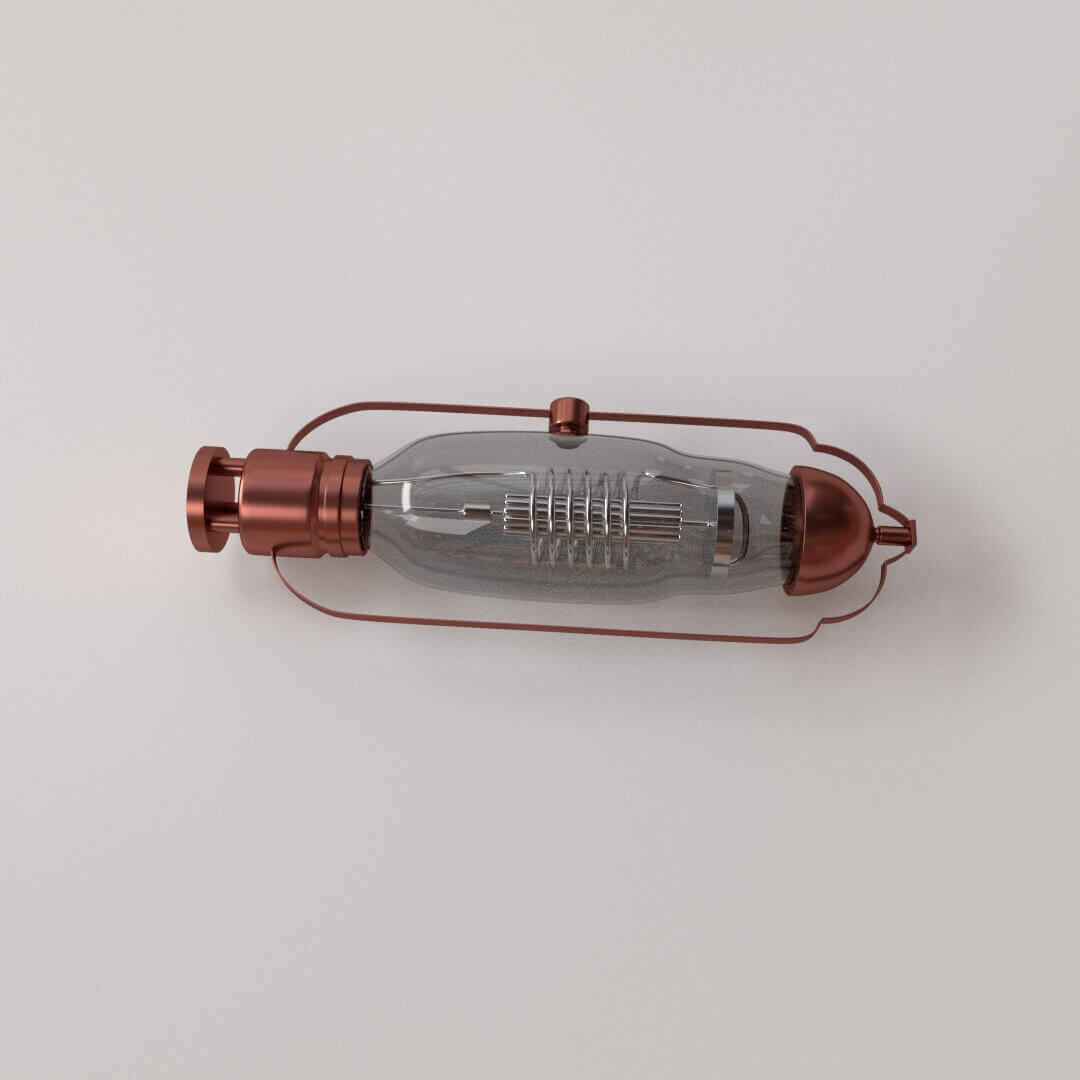 Retro Vacuum Tube - 3D Model by firdz3d