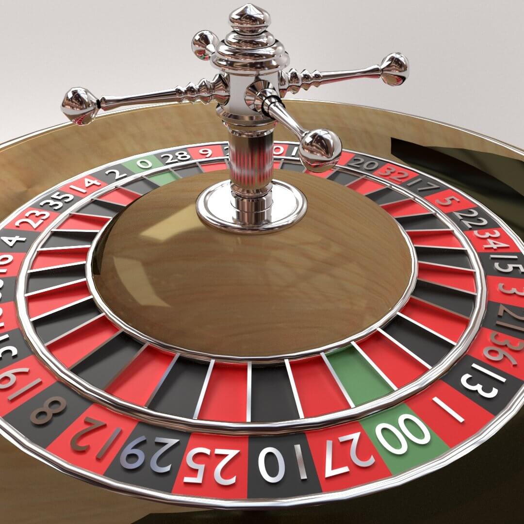 Roulette Wheel - 3D Model by firdz3d