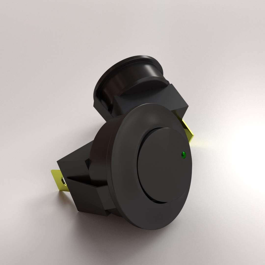 Round Rocker Switch - 3D Model by firdz3d