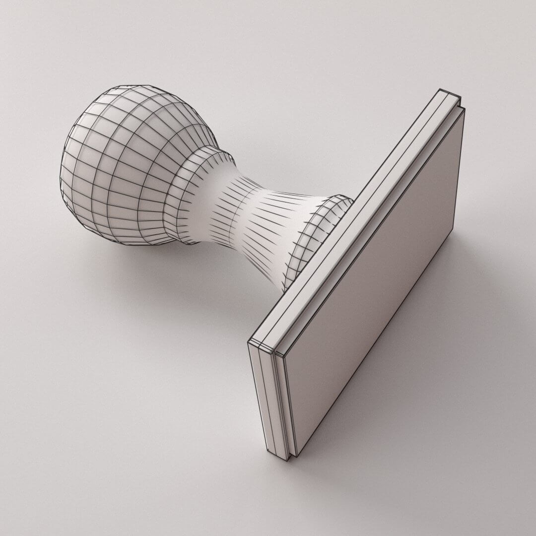 Rubber Stamp - 3D Model by firdz3d