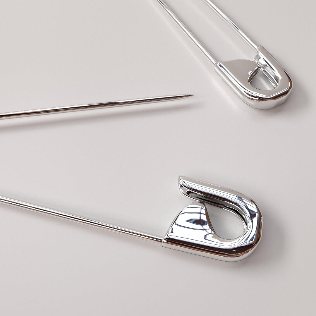 Safety Pin - 3D Model by firdz3d