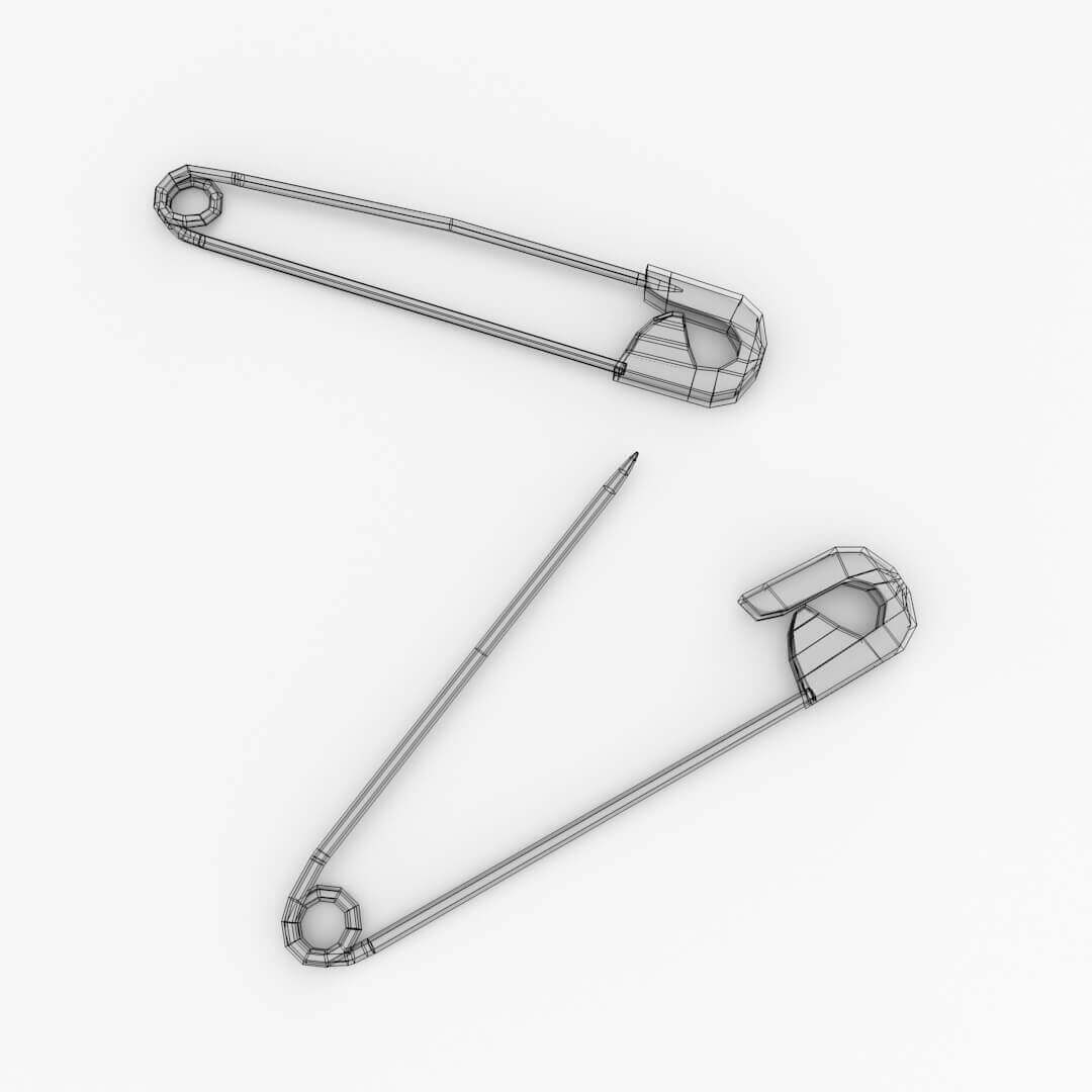 Safety Pin - 3D Model by firdz3d