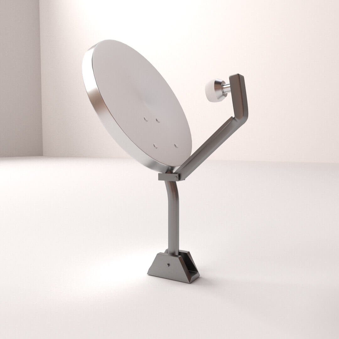 Satellite Dish - 3D Model by firdz3d