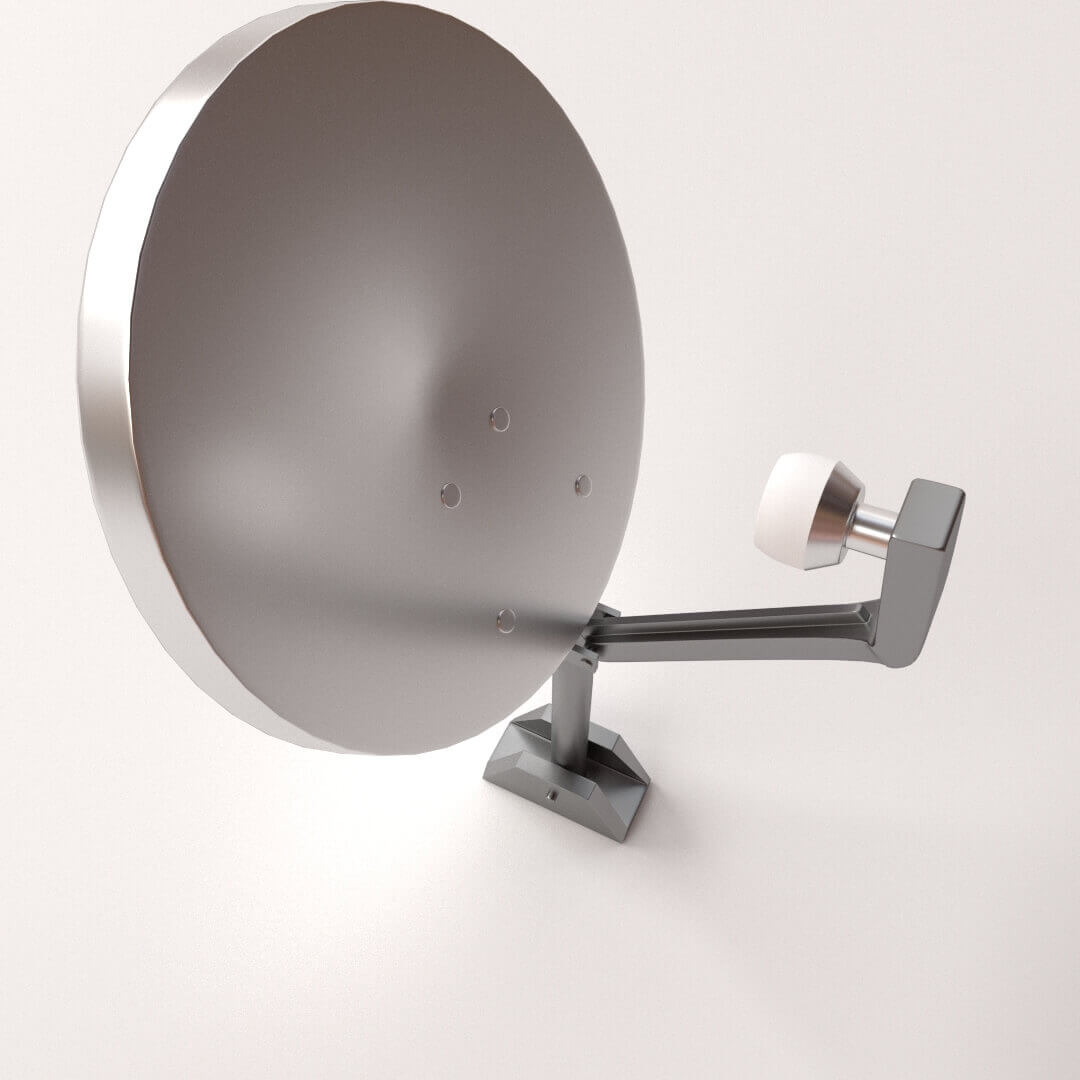 Satellite Dish - 3D Model by firdz3d