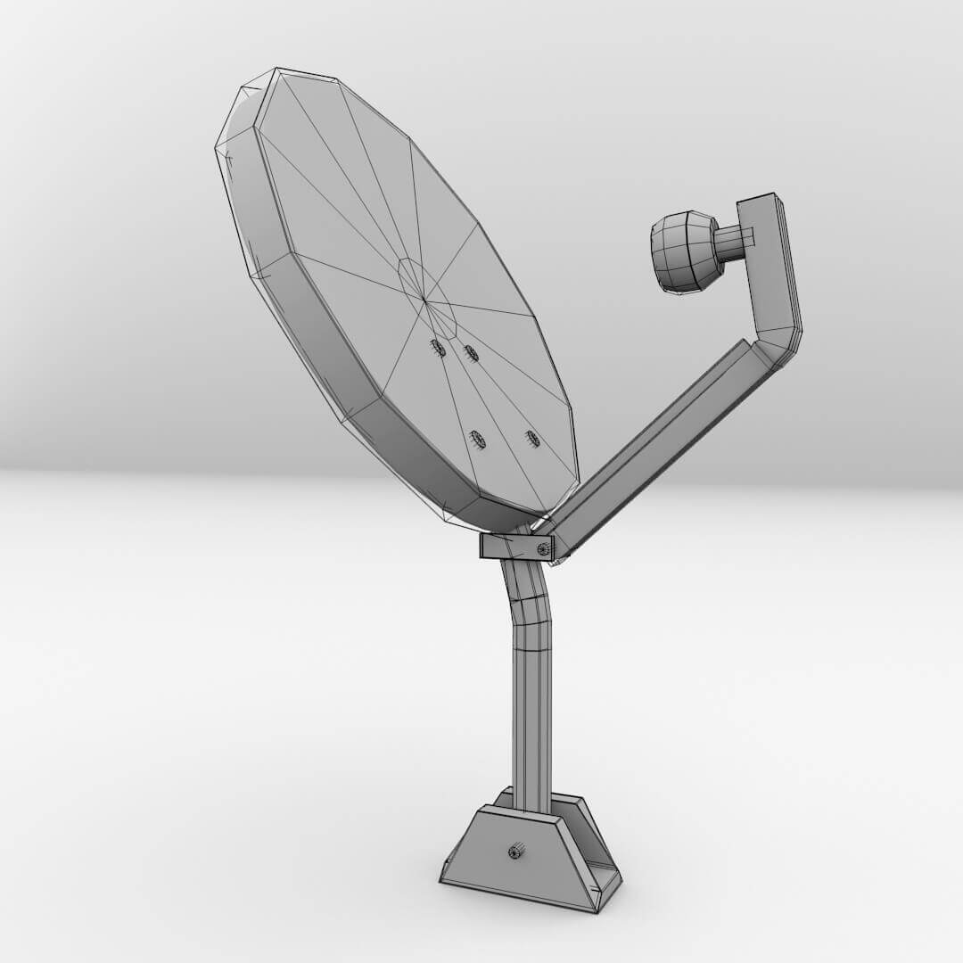 Satellite Dish - 3D Model by firdz3d