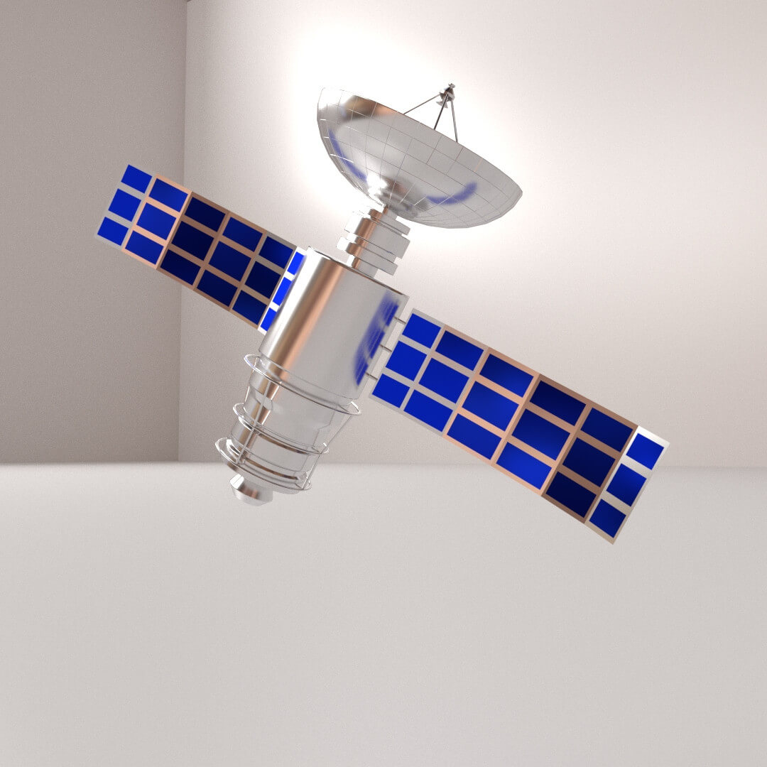 Satellite - 3D Model by firdz3d