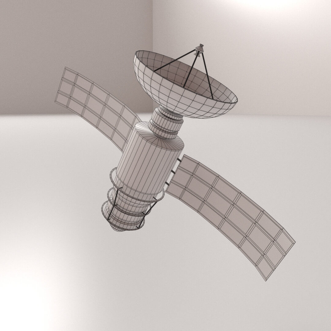 Satellite - 3D Model by firdz3d