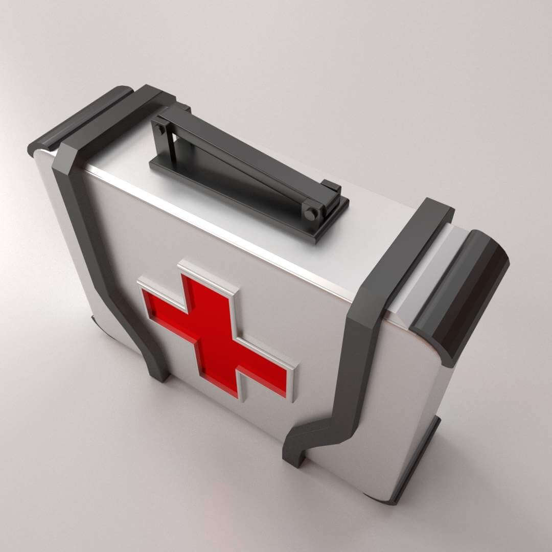 Sci-Fi Medipack 3D Model by firdz3d