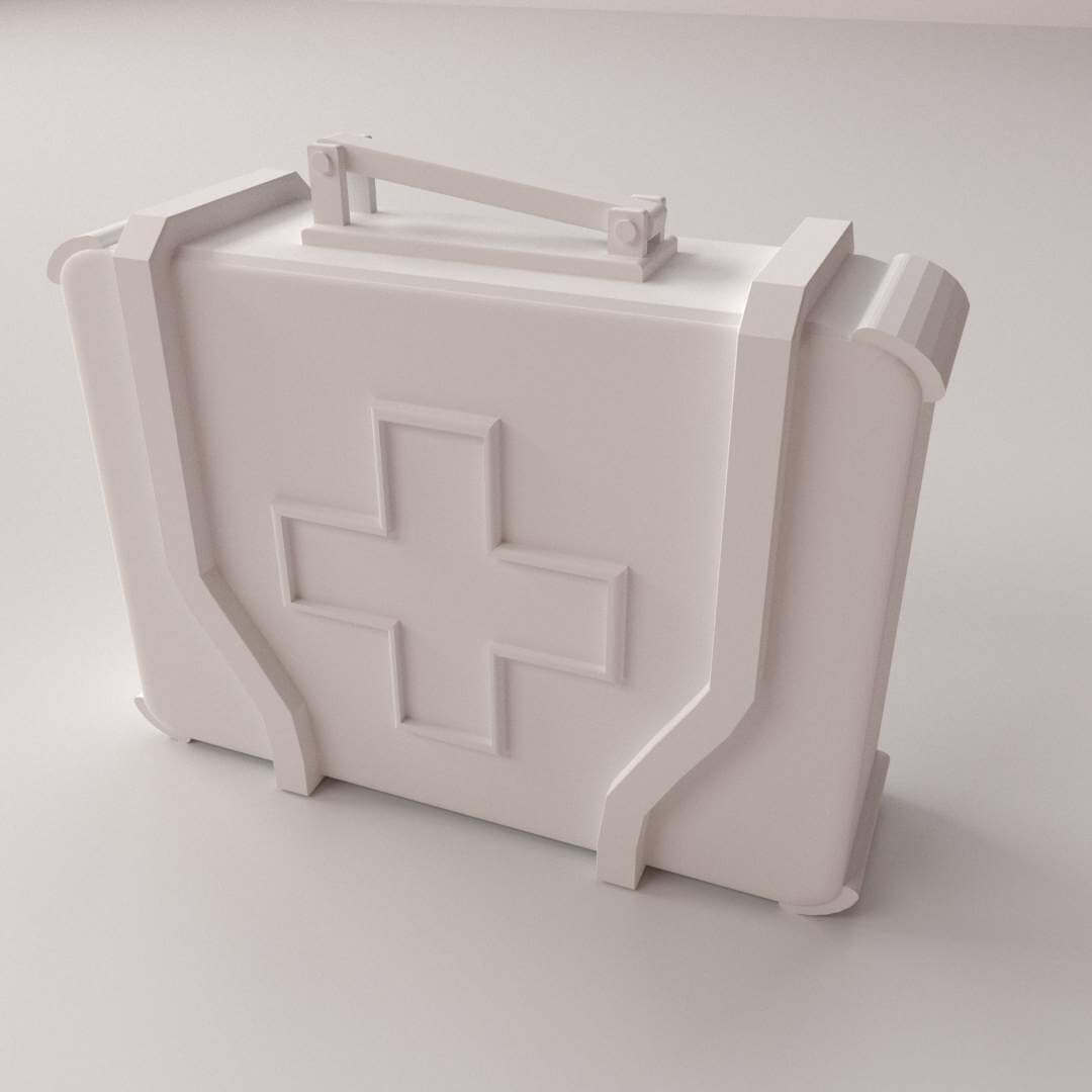 Sci-Fi Medipack 3D Model by firdz3d