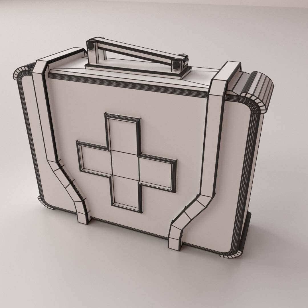 Sci-Fi Medipack 3D Model by firdz3d