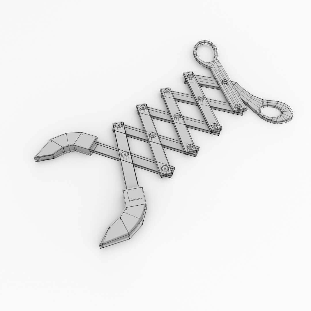 Scissor Extension Arm - 3D Model by firdz3d