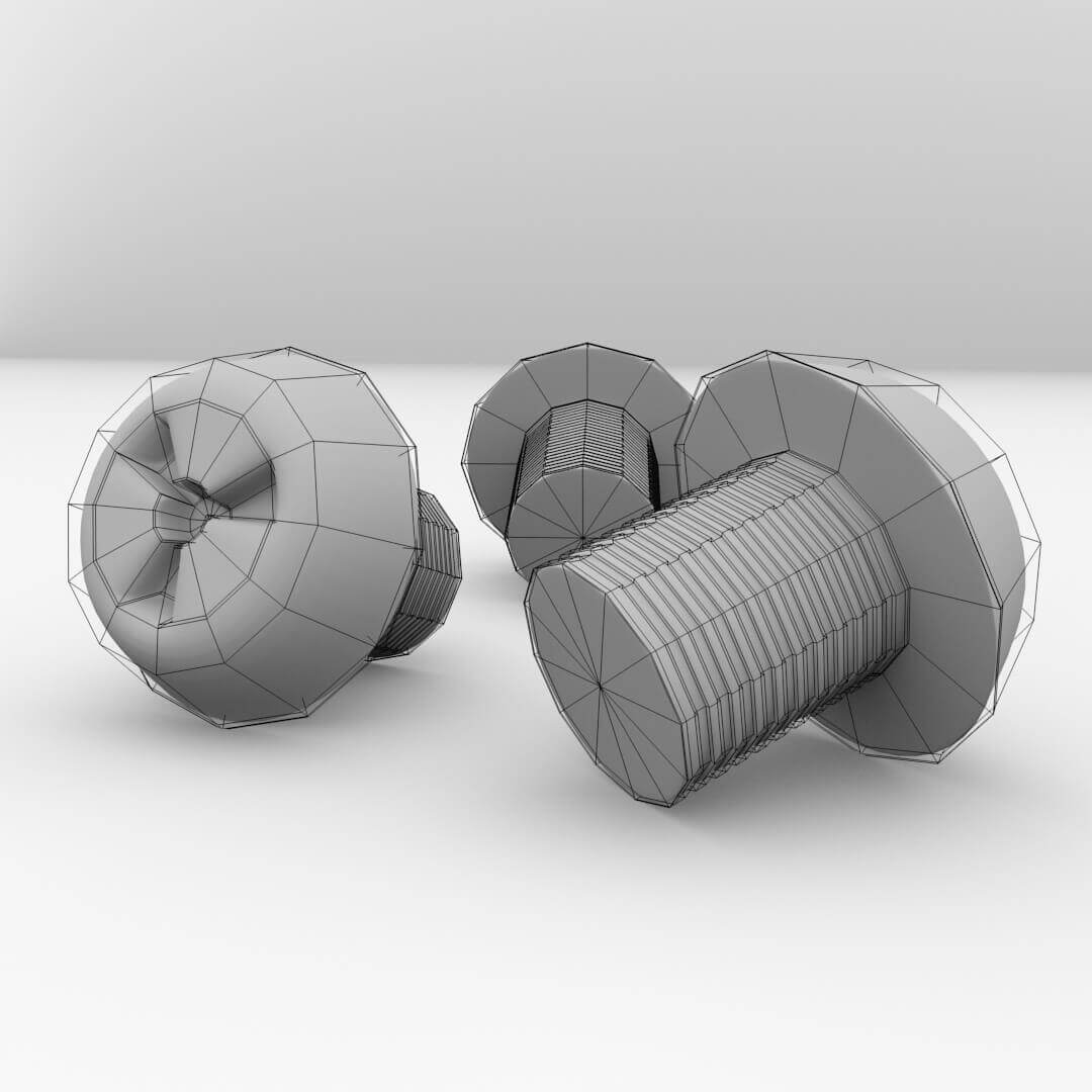 Screw - 3D Model by firdz3d