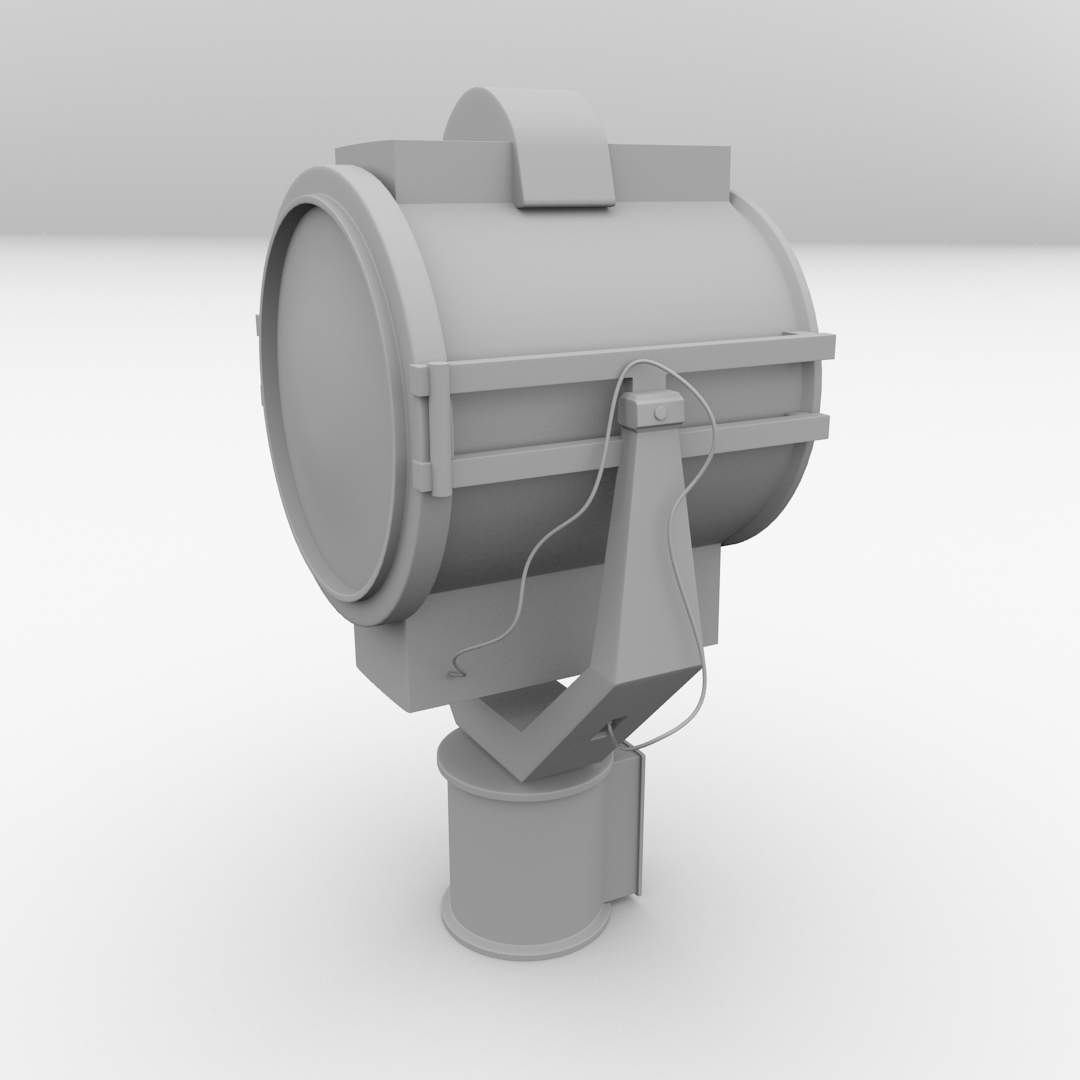 Searchlight - 3D Model by firdz3d