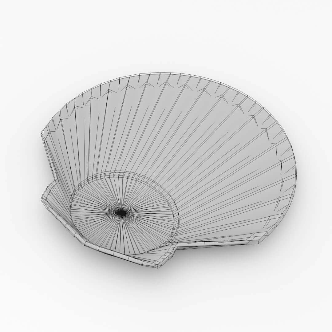 Shell Plate - 3D Model by firdz3d