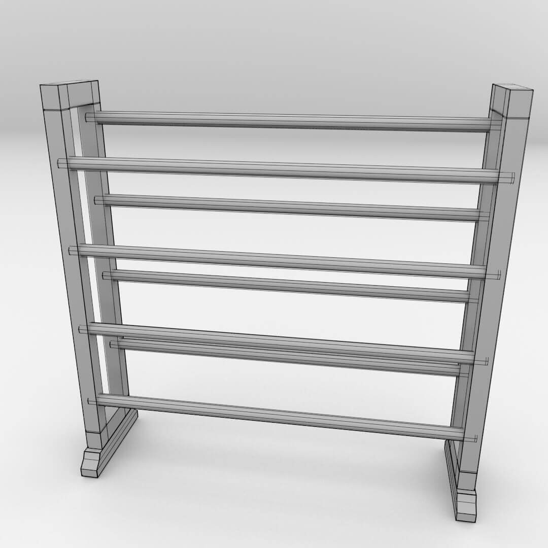 Shoe Rack - 3D Model by firdz3d