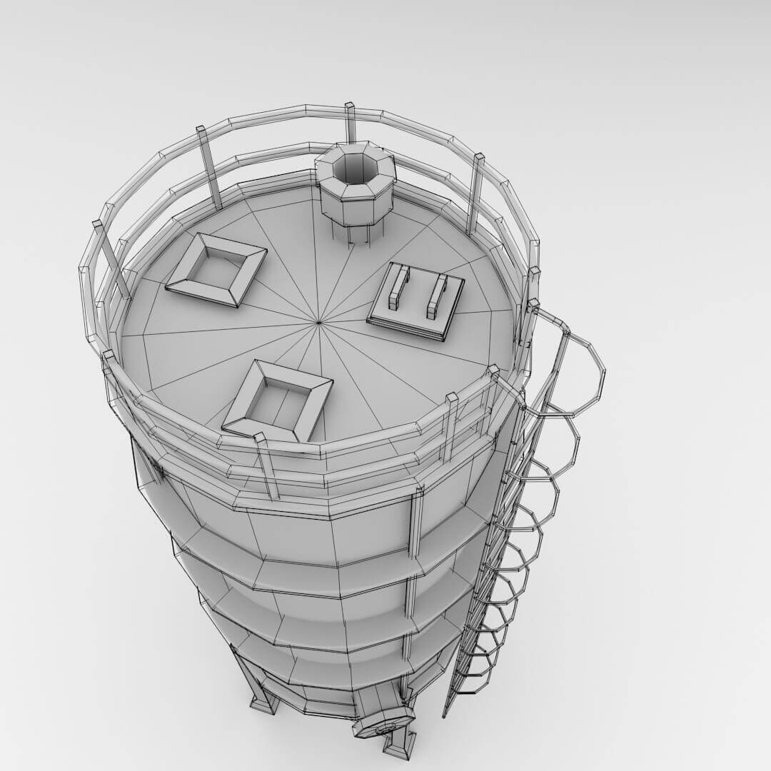 Silo - 3D Model by firdz3d