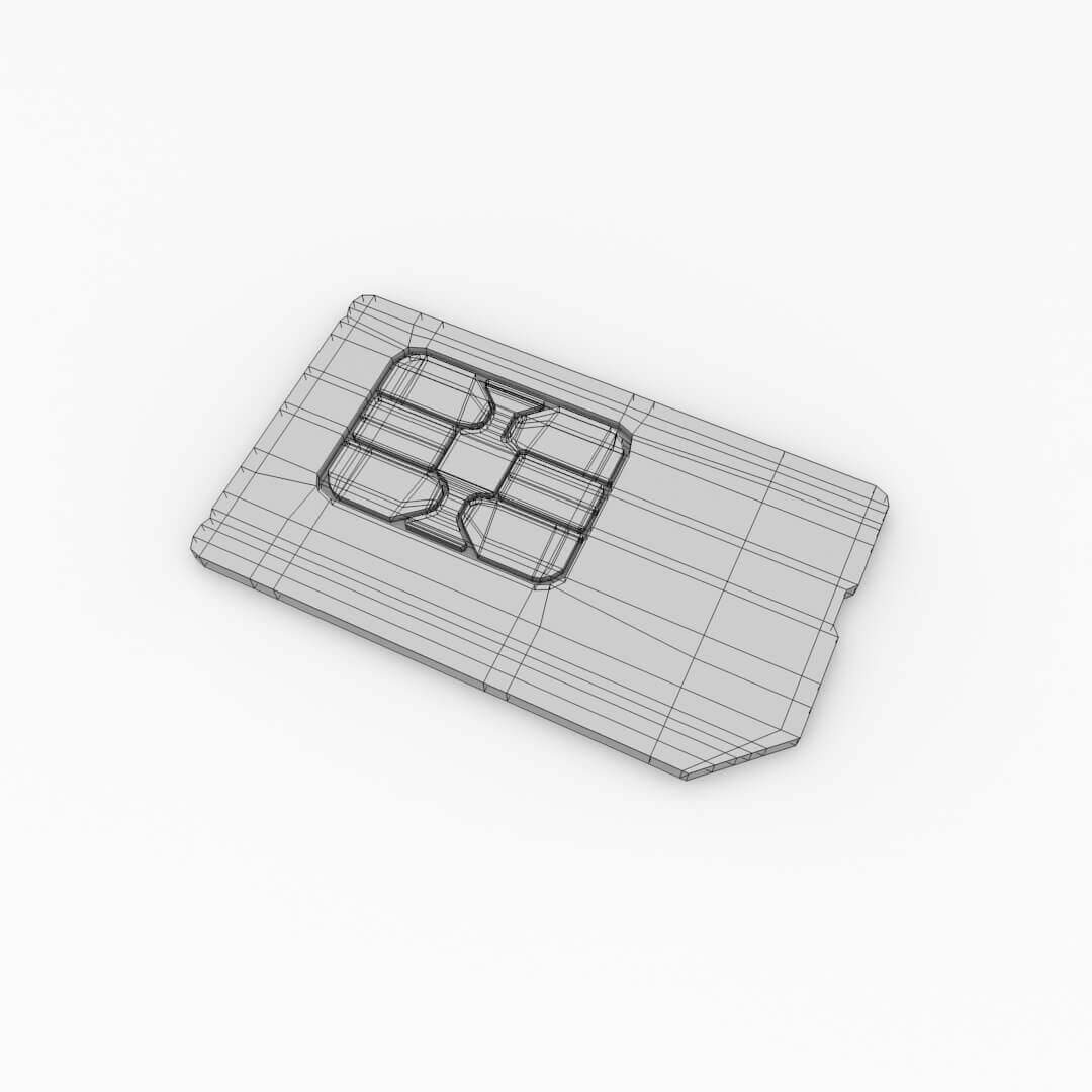 Sim Card - 3D Model by firdz3d