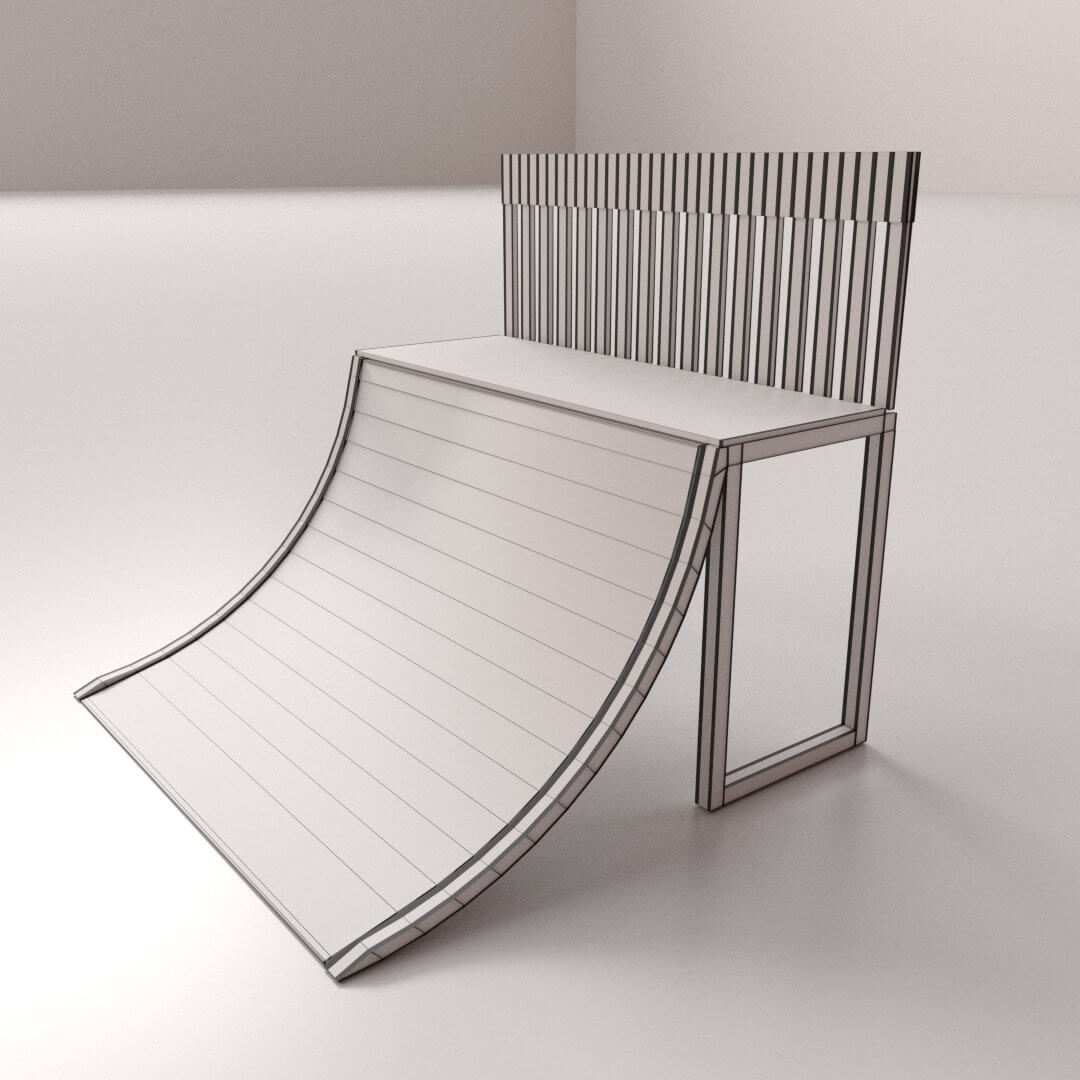 Skate Ramp - 3D Model by firdz3d