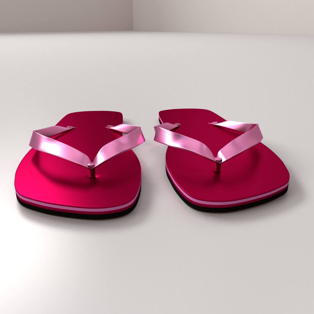 Slippers - 3D Model by firdz3d