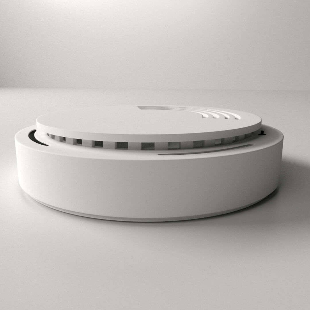 Smoke Detector - 3D Model by firdz3d