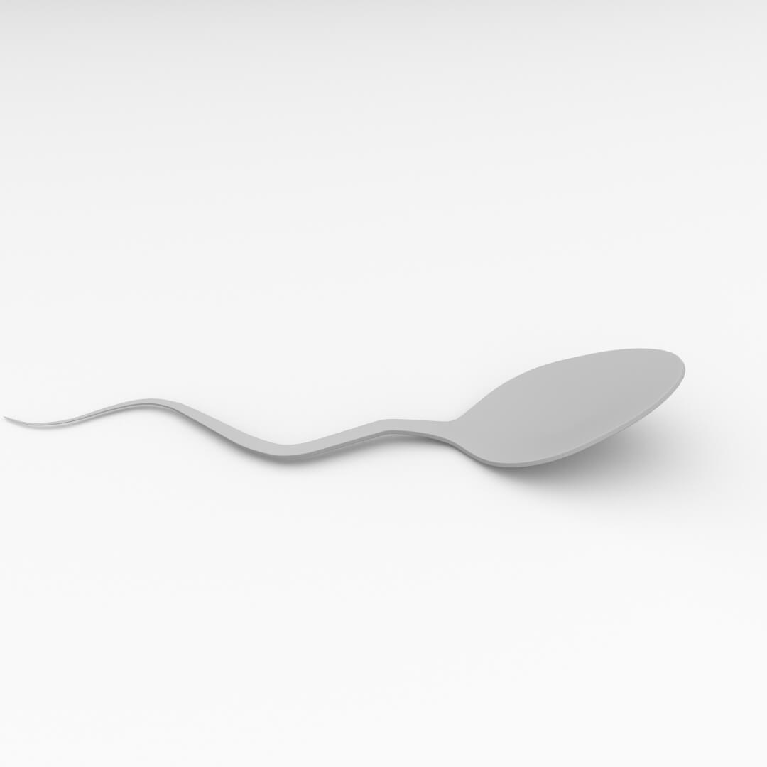 Snake Spoon - 3D Model by firdz3d