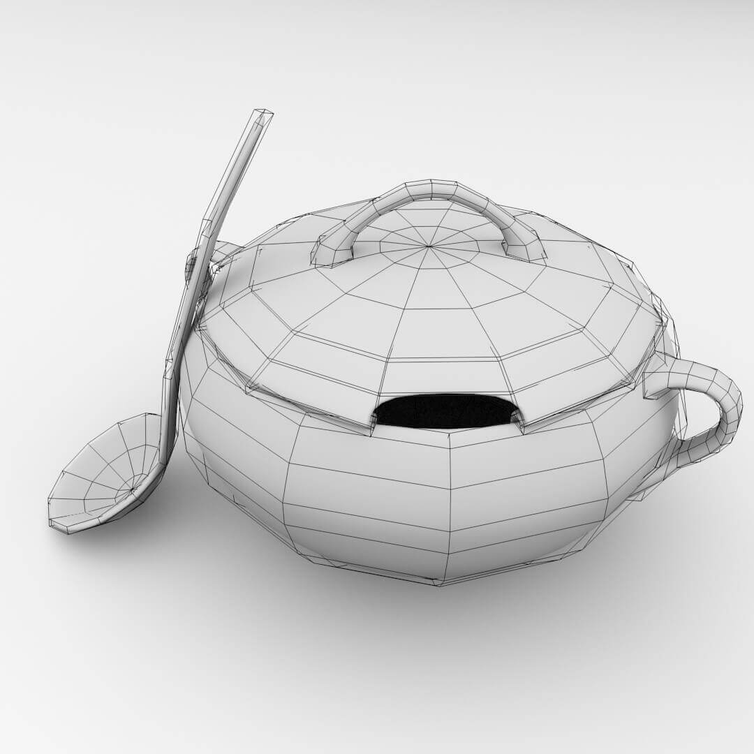 Soup Tureen - 3D Model by firdz3d