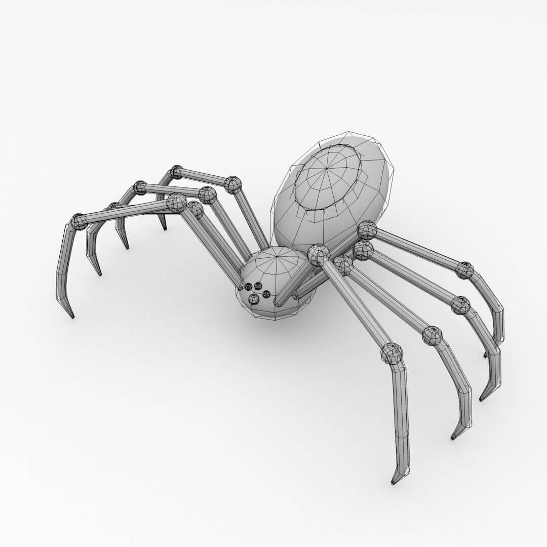 Spider Bot - 3D Model by firdz3d