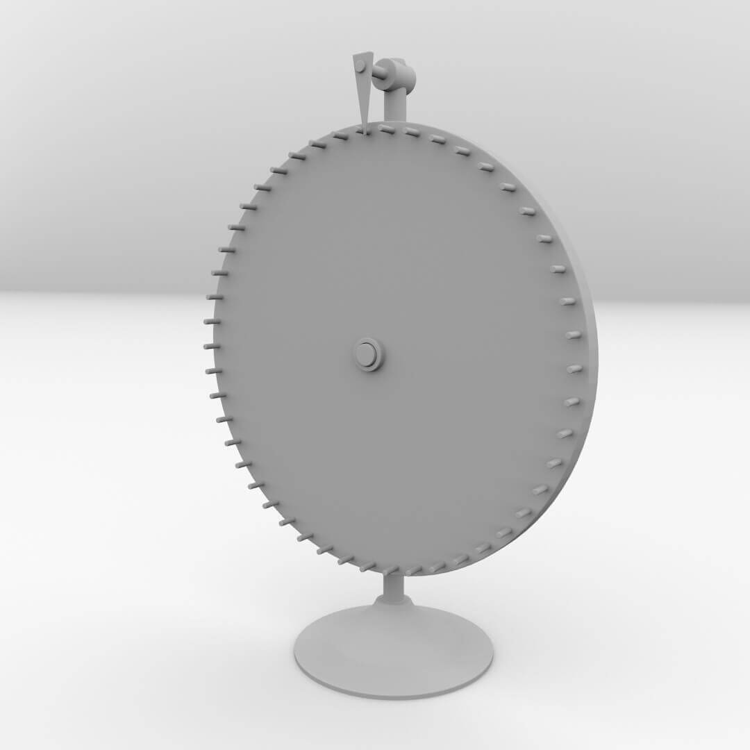 Spinning Wheel - 3D Model by firdz3d