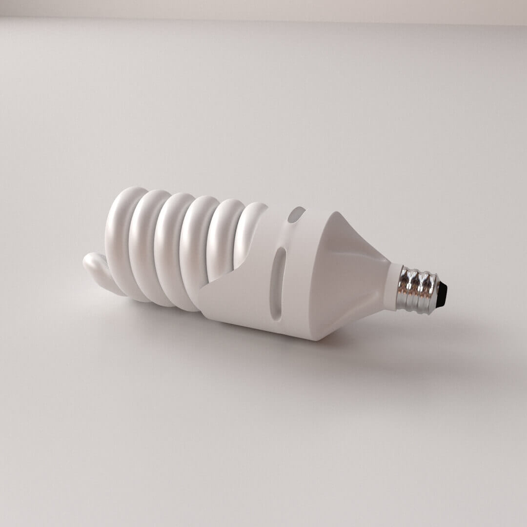 Spiral Bulb - 3D Model by firdz3d