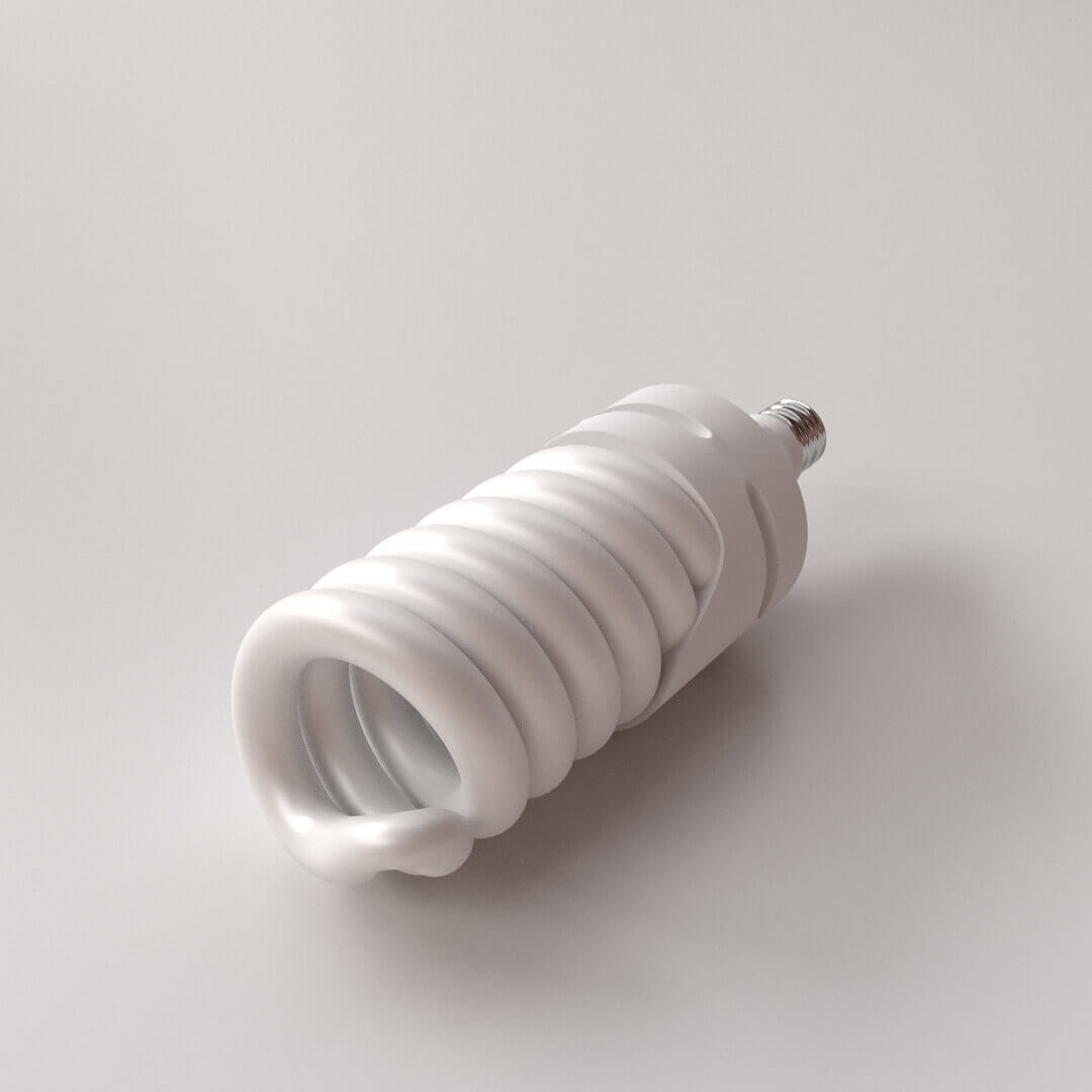 Spiral Bulb - 3D Model by firdz3d
