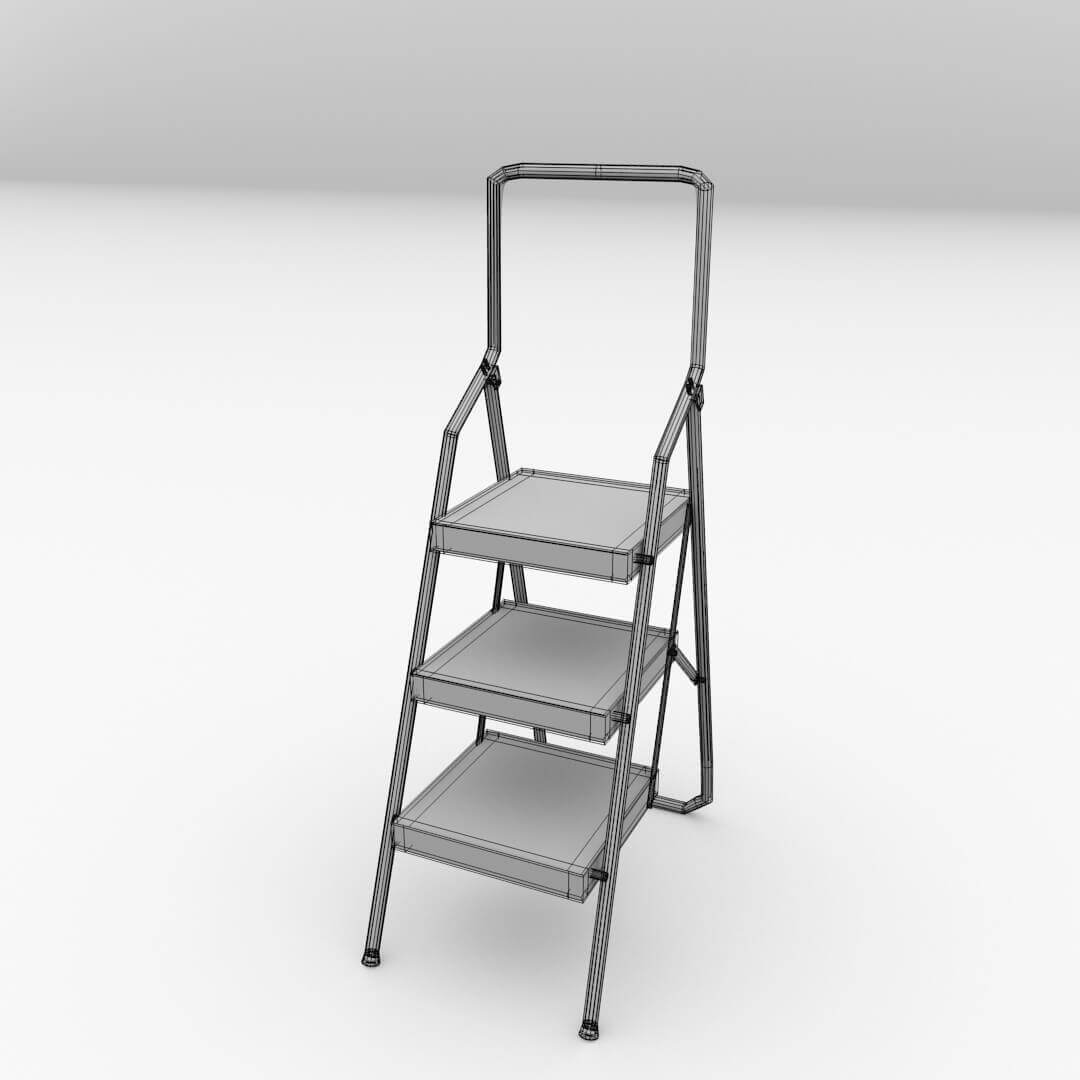 Step Ladder - 3D Model by firdz3d